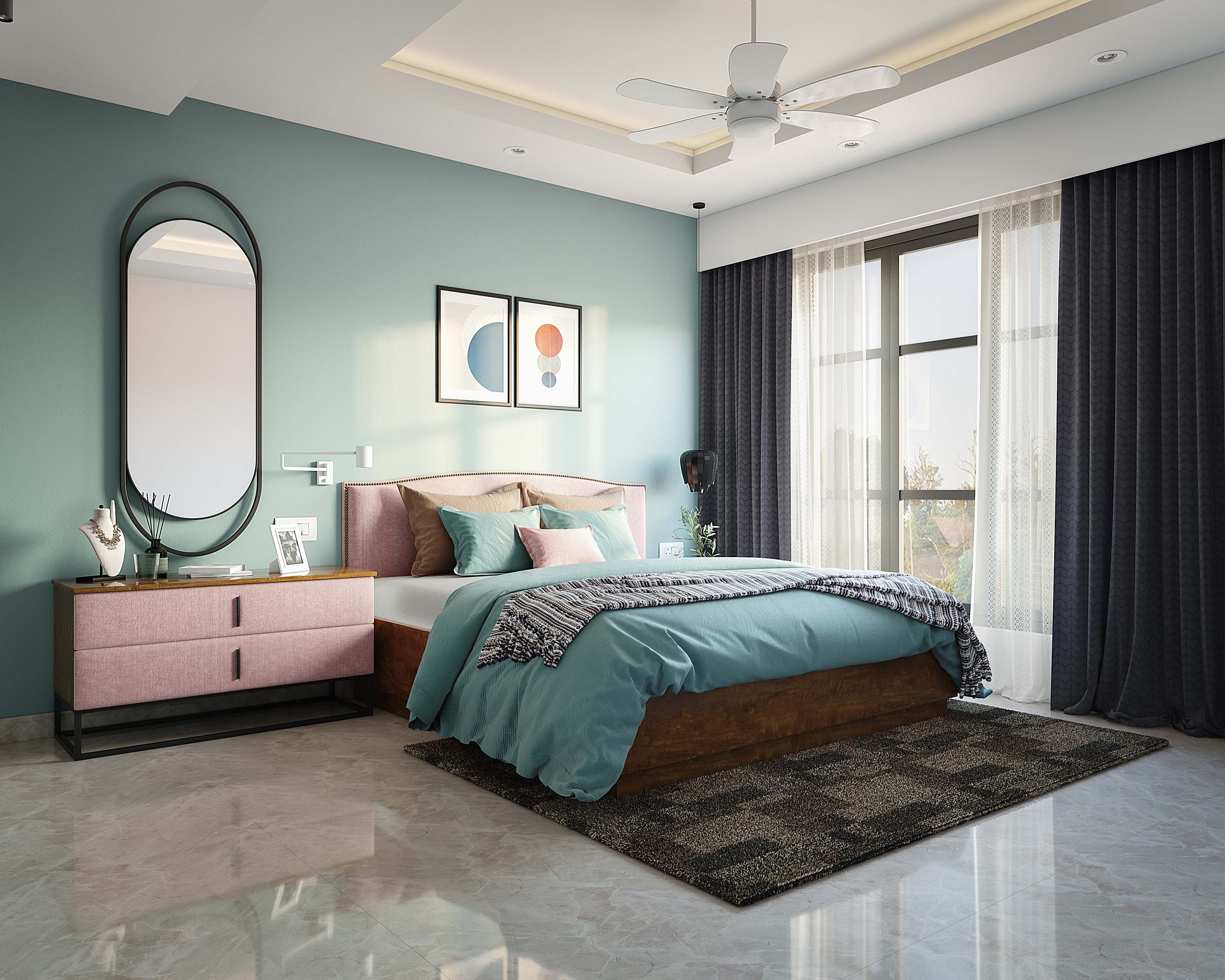 100+ Stylish Bedroom Tile Design Ideas For Your Bedroom Interiors ...