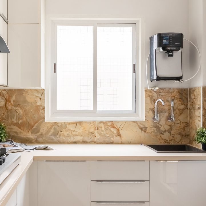 Kitchen Window Design With A Mosquito Mesh | Livspace