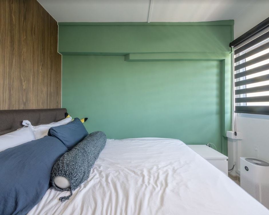 Sage Green Wall Paint Design | Livspace