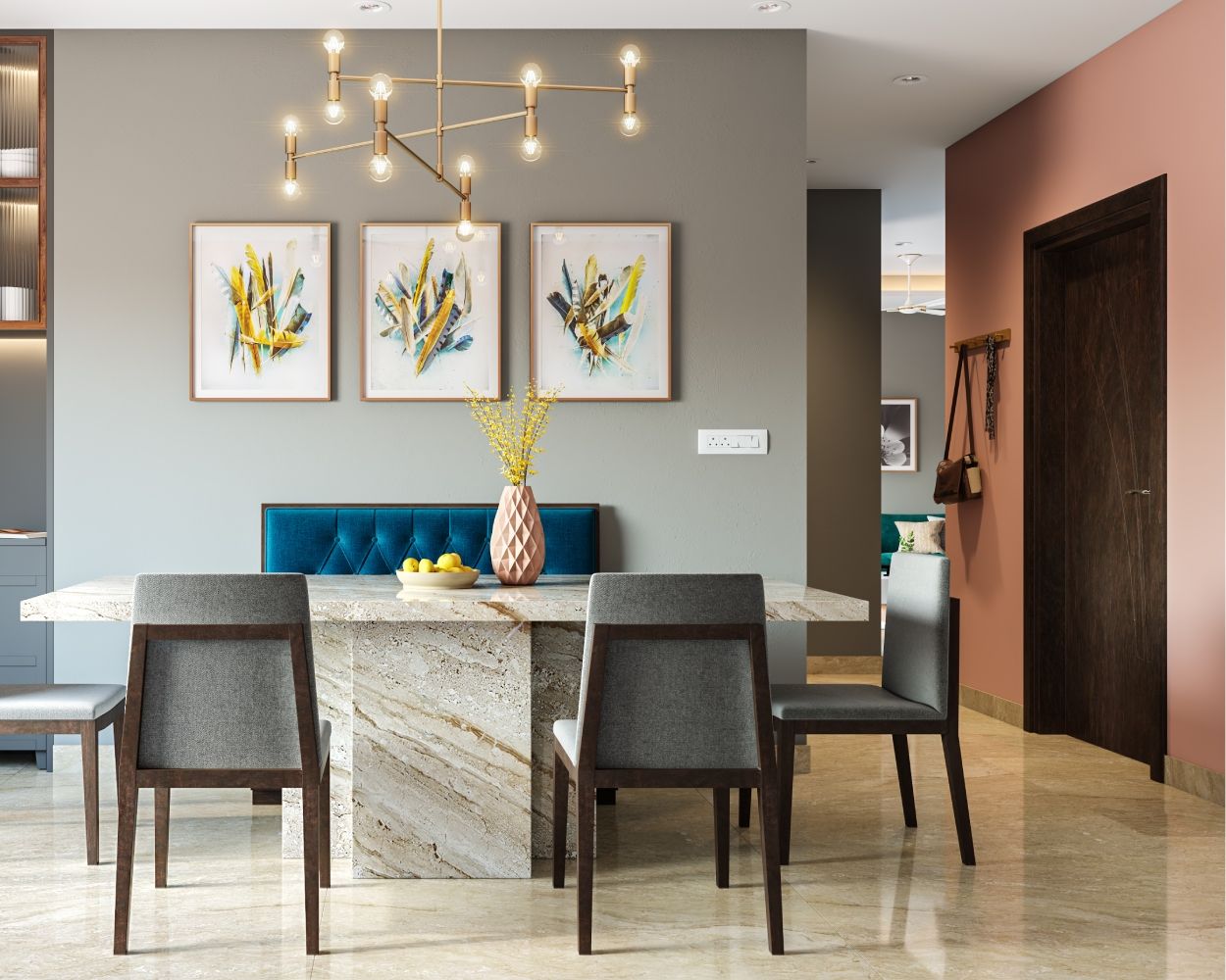 Contemporary Low-Maintenance Wall Paint | Livspace