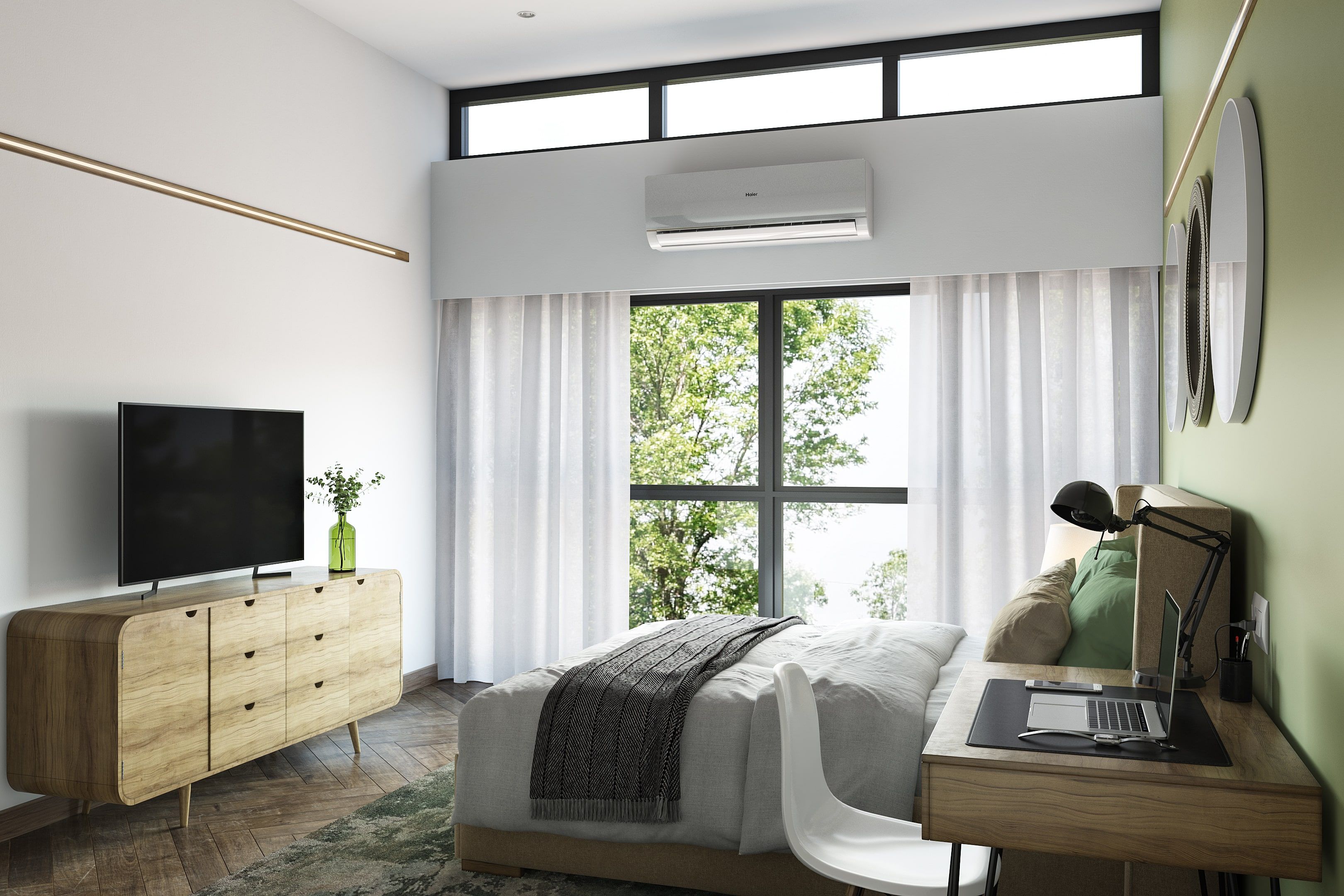 36-Inch TV Unit With Pullout Drawers | Livspace