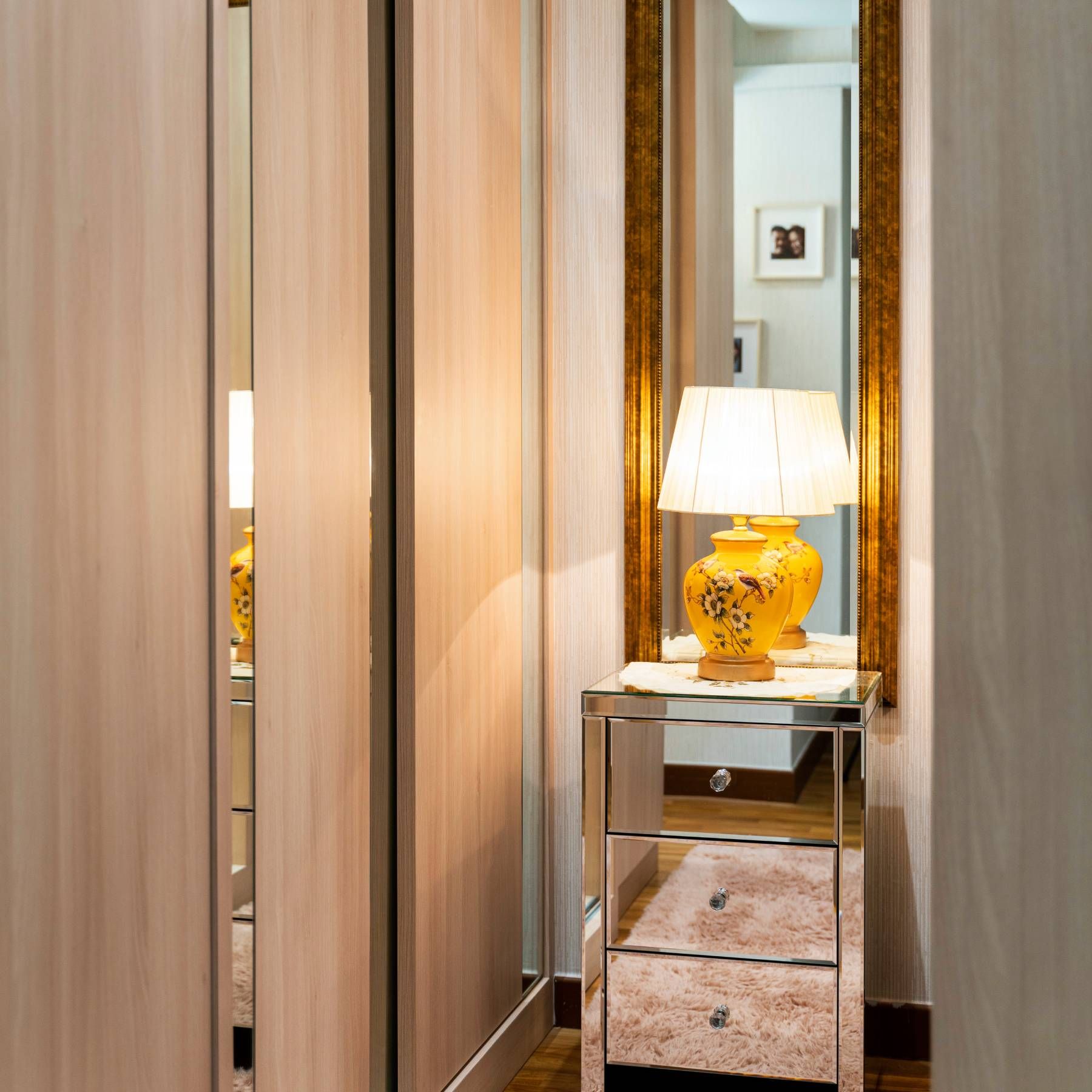 Floor-To-Ceiling Wardrobe Design With A Laminate Finish | Livspace