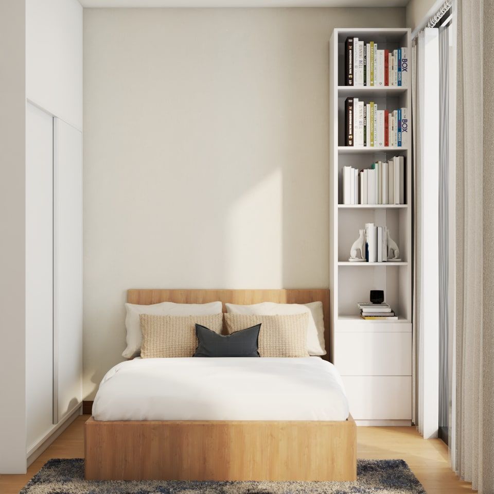 Compact Kid's Room Design With Storage Unit | Livspace