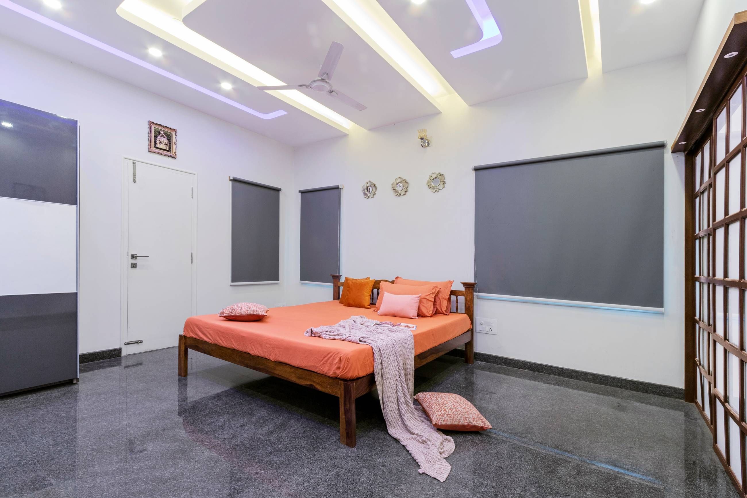 Modern False Ceiling With POP Design And Cove Lights | Livspace