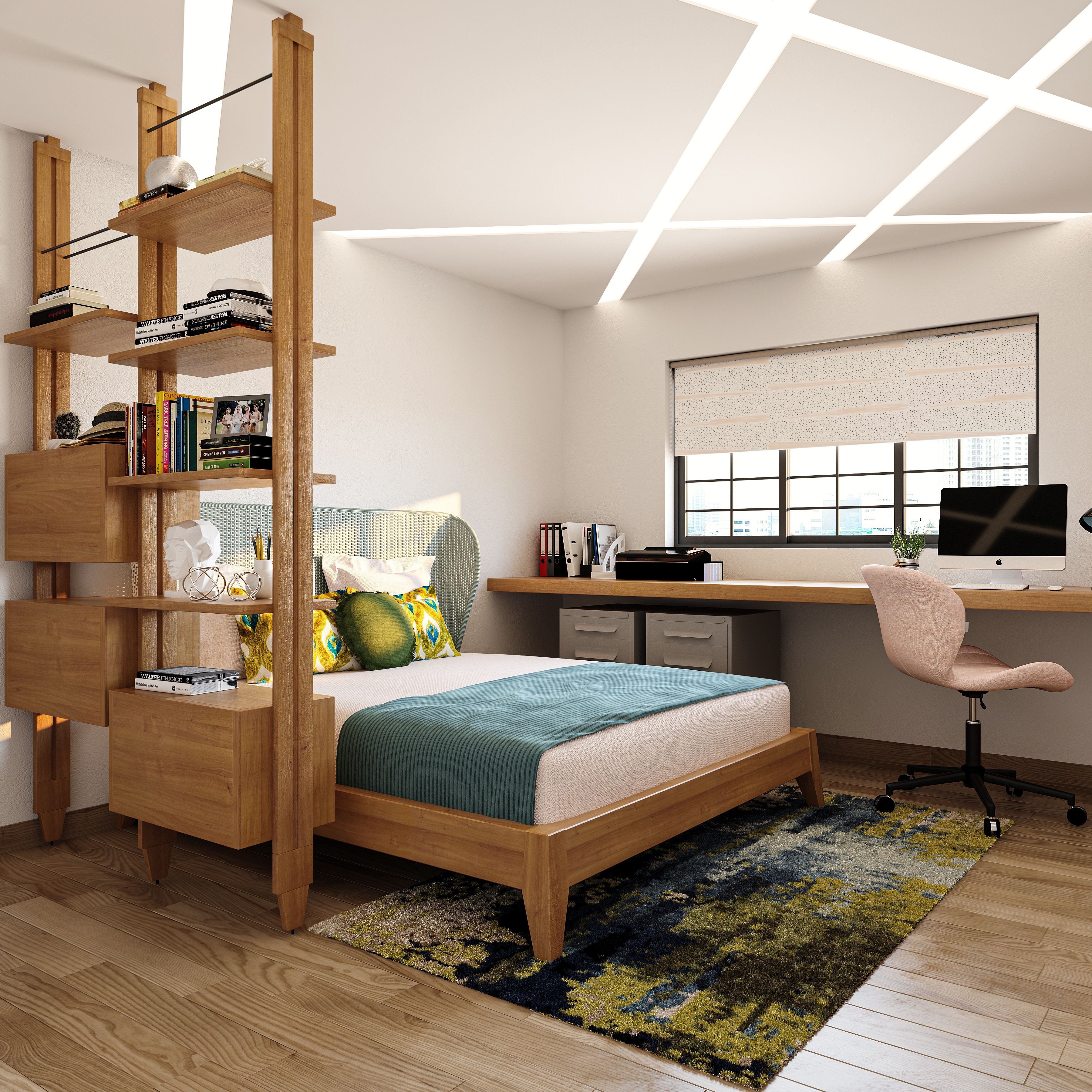 Minimalist Spacious Bedroom Design | Livspace