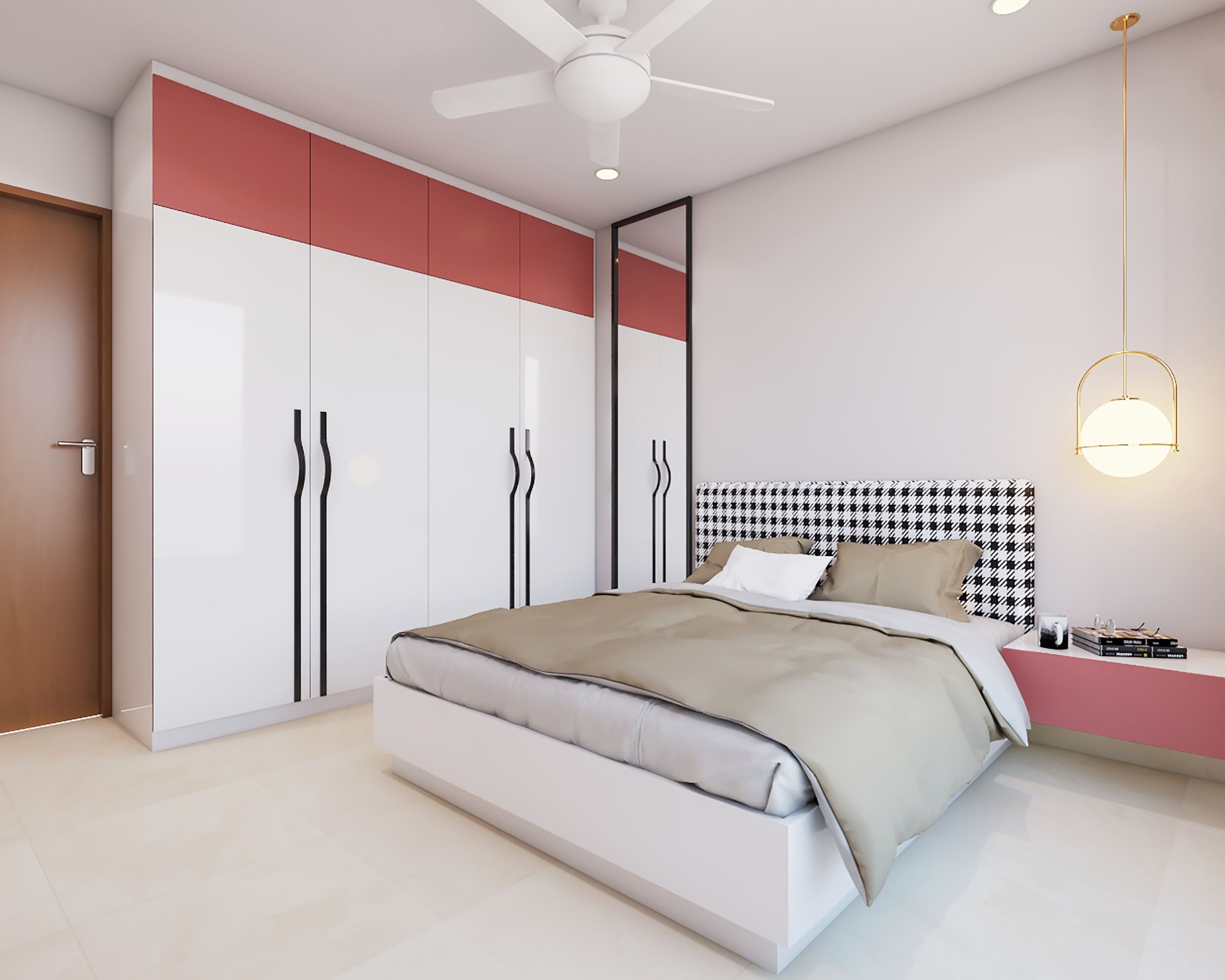 Spacious Modern Style Convenient Guest Bedroom Design | Livspace