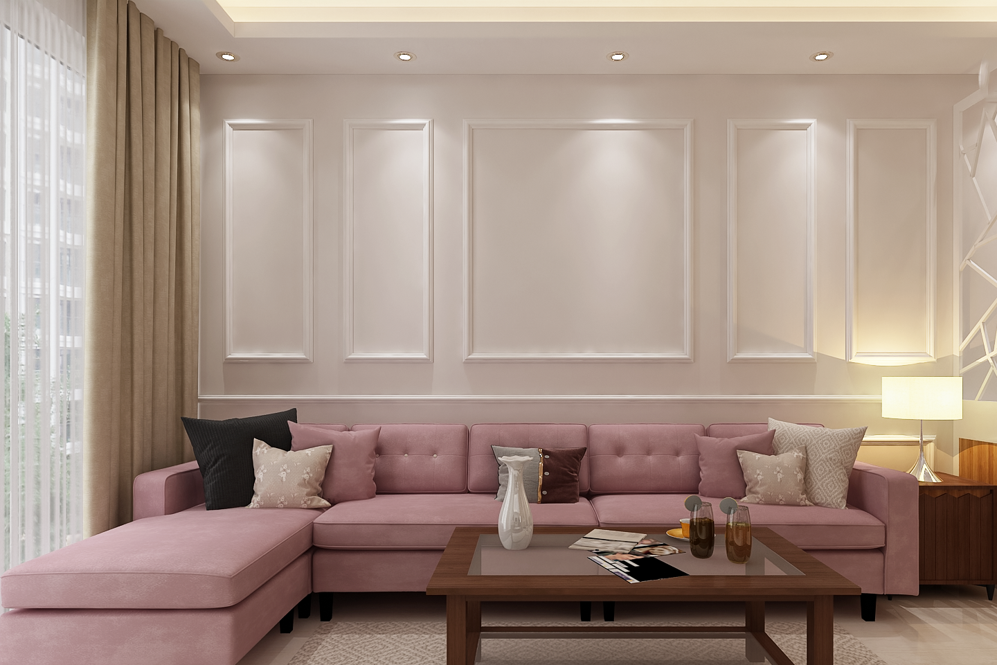 Modern And Spacious Living Room Design Ideas | Livspace