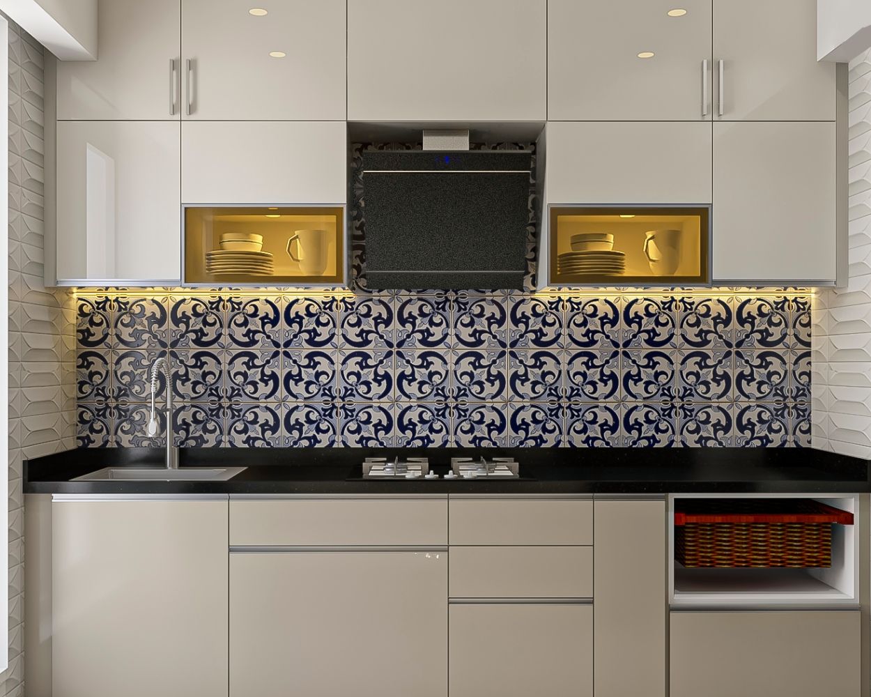 100+ Latest Kitchen Tiles Design Ideas For Your Kitchen Interiors ...