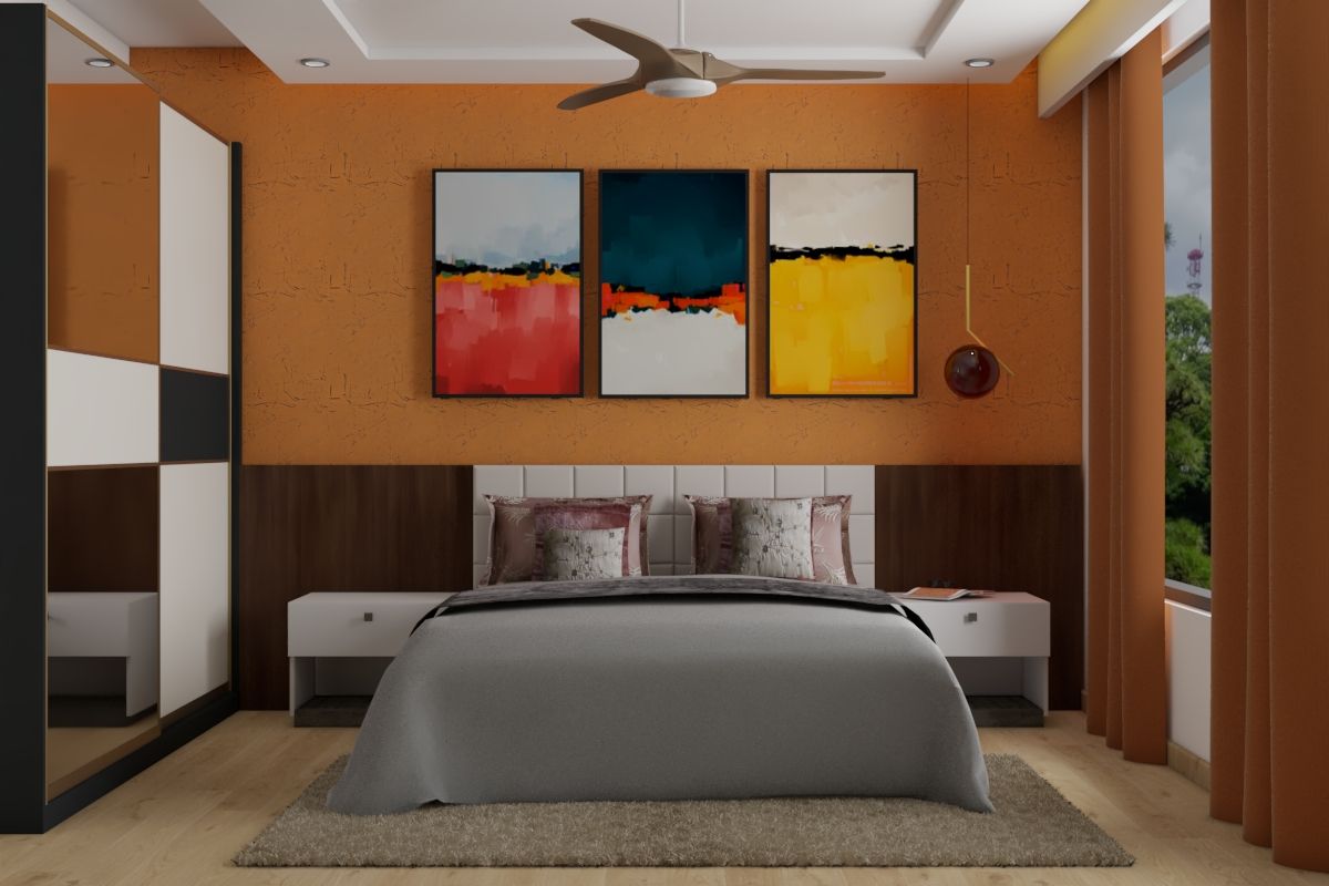 Modern Master Bedroom Design With Bedside Units | Livspace