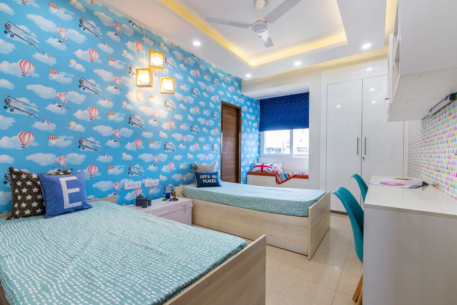 Rectangular False Ceiling Design With Cove Lights | Livspace