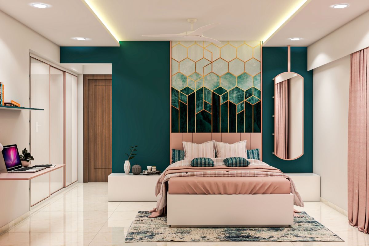 Rectangular False Ceiling With Cove Lights | Livspace