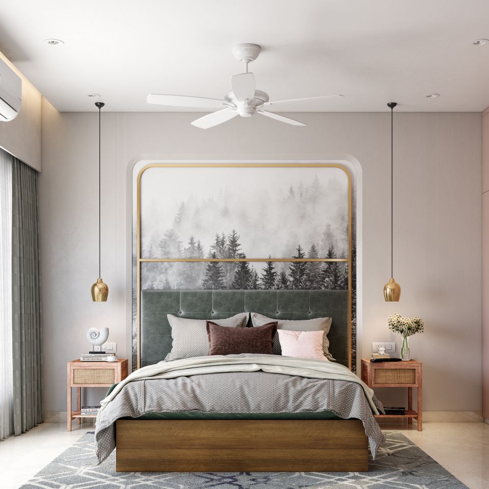 Single-Layered Ceiling Design In A Rectangular Shape | Livspace