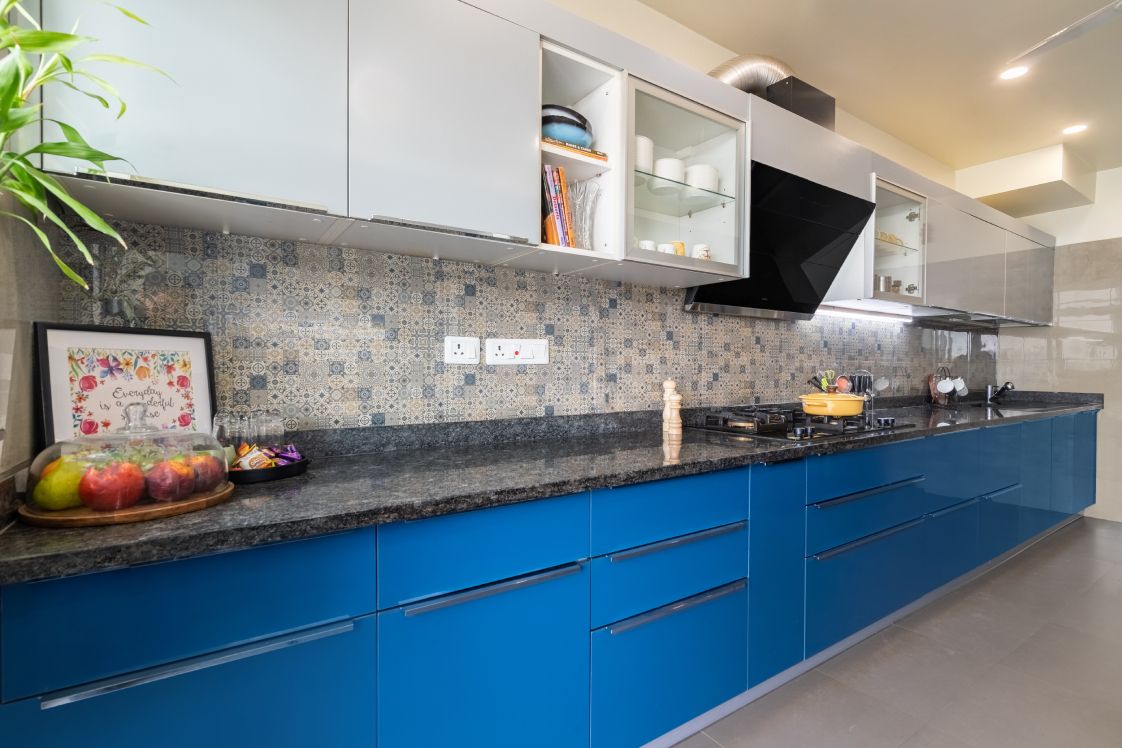 Mosaic-Patterned Ceramic Tiles Design For Kitchens | Livspace