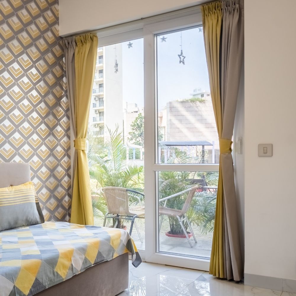 Modern UPVC Bedroom Window Design | Livspace