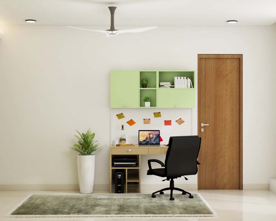 Compact Study Room With Smart Storage Design