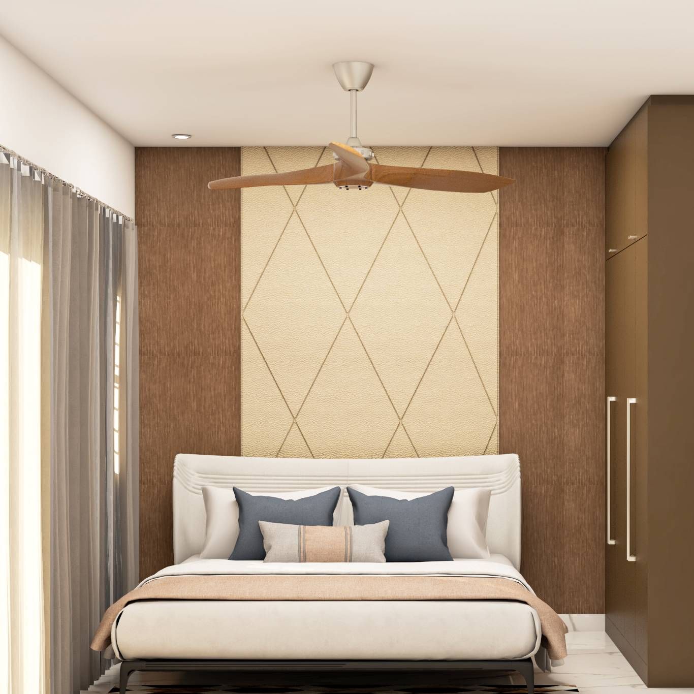 Modern and Spacious Guest Bedroom Design | Livspace