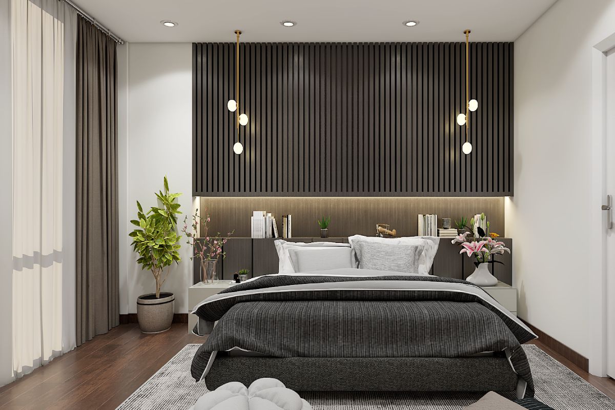 Spacious Bedroom Design With Profile Lighting | Livspace