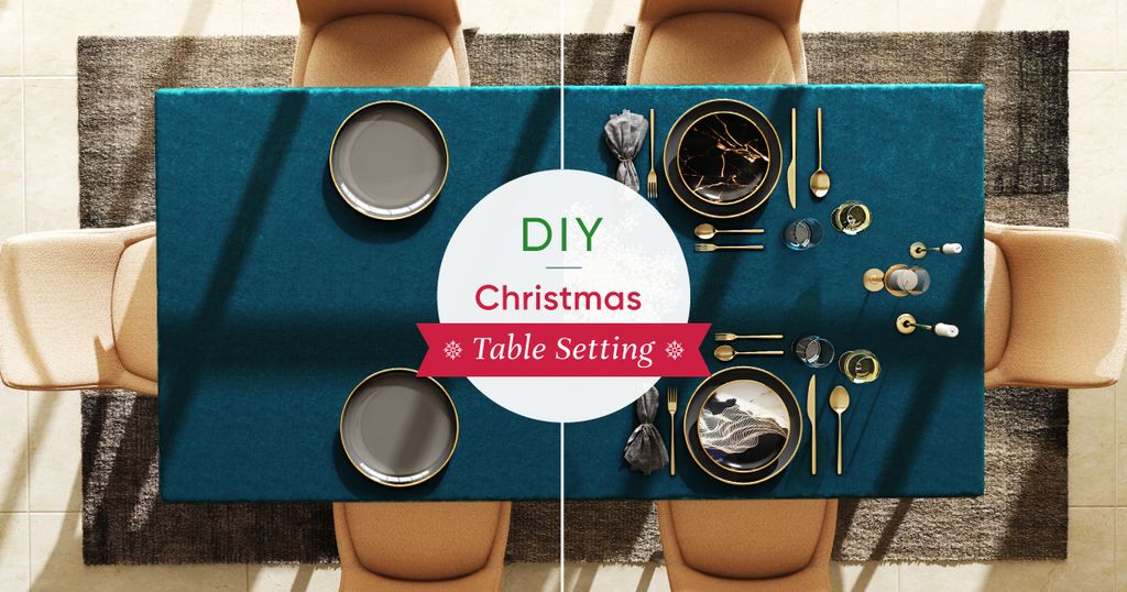 Christmas Table Setting | A Step-by-step Guide on How to Set a Table