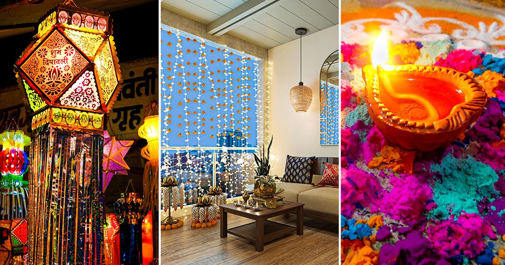 Ideas to Decorate Your Home Using Diwali Decoration Lights