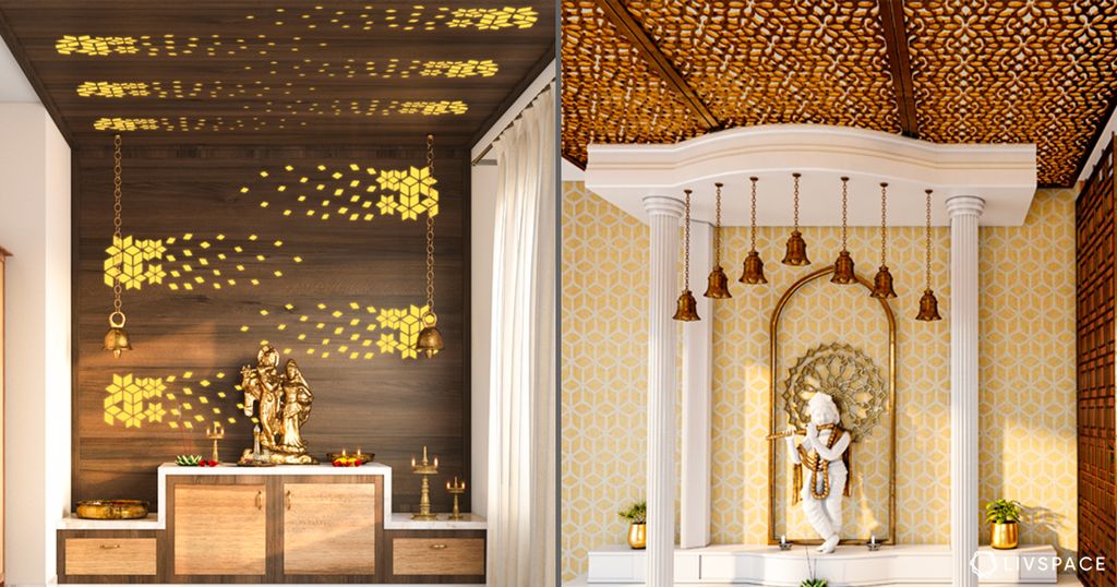 8+ Pooja Room Ceiling Design Ideas to Bring Divinity to Your Home