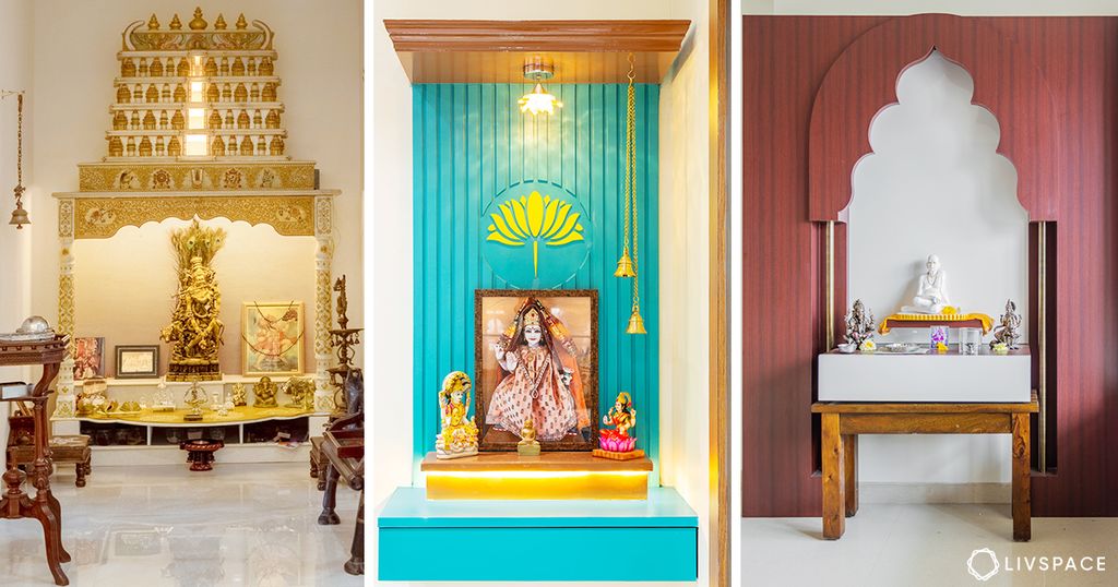 15+ Stunning & Unique Pooja Room Design Ideas From Livspace Homes