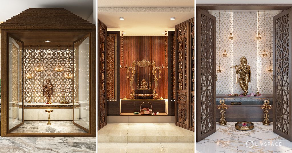 Pooja Mandir for Home Designs for Modern Spaces