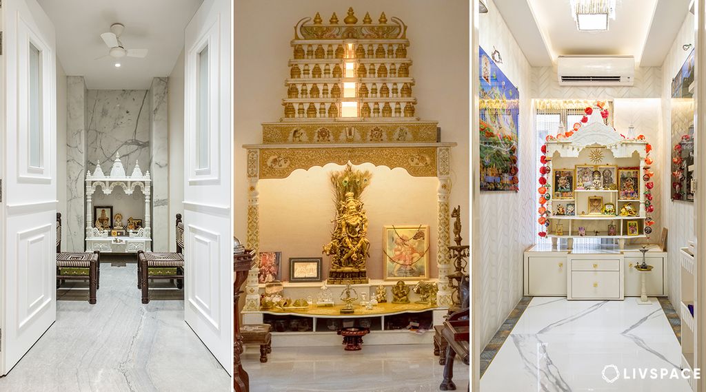 Marble Mandir Design | Classy Marble Mandir Design Ideas for Your Home