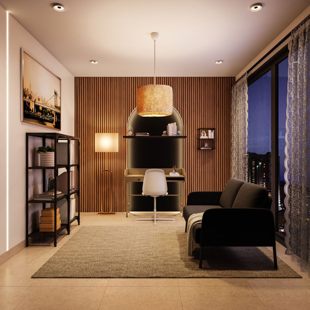 Wall Texture Design For Home Offices | Livspace