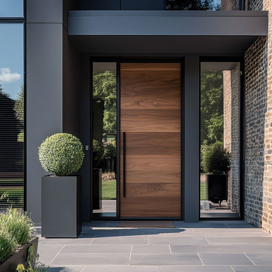 Matte Finish Swing Single Door Design for Modern Home Entrance Door ...