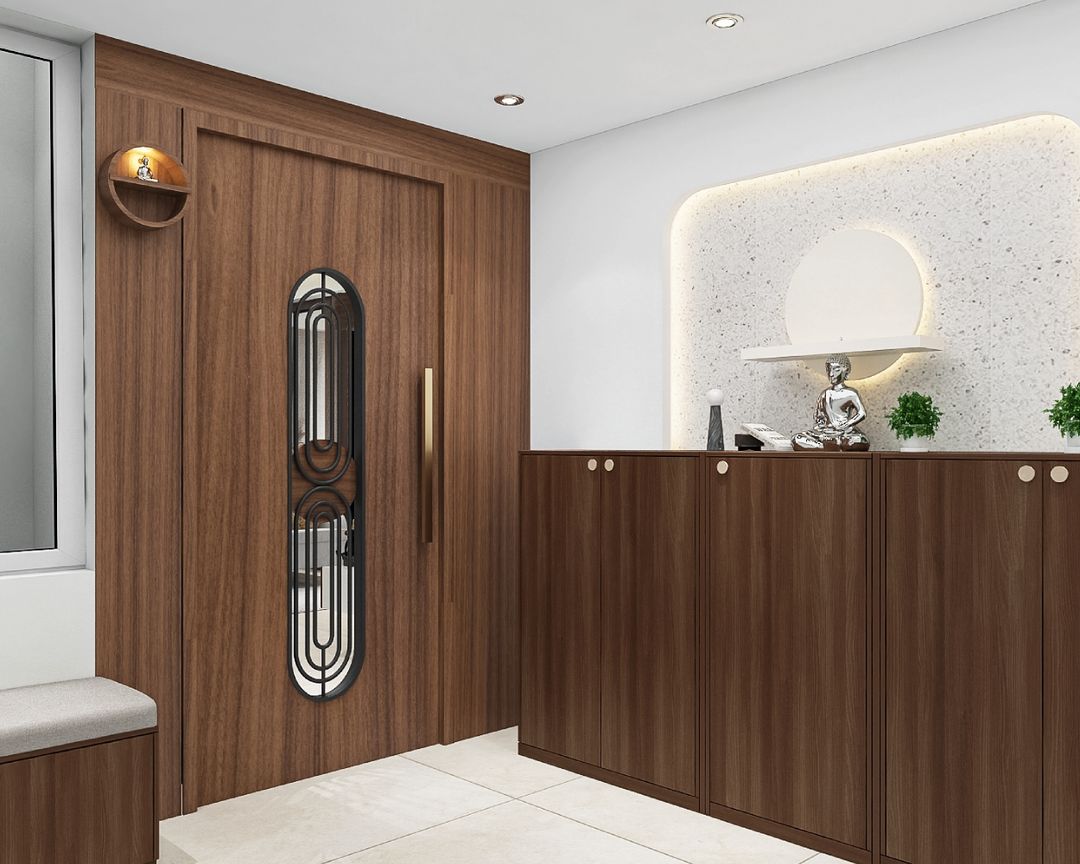 Modern Single Swing Door Design with Matte Finish for Main Entrance ...