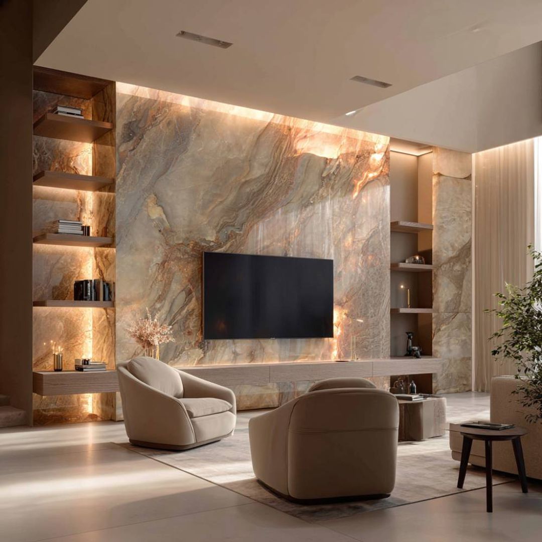 Gypsum Modern Single Layer False Ceiling Design with Cove and Spot ...