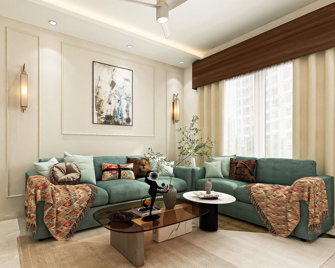 Contemporary False Ceiling Design with Single Layer Painted Gypsum ...