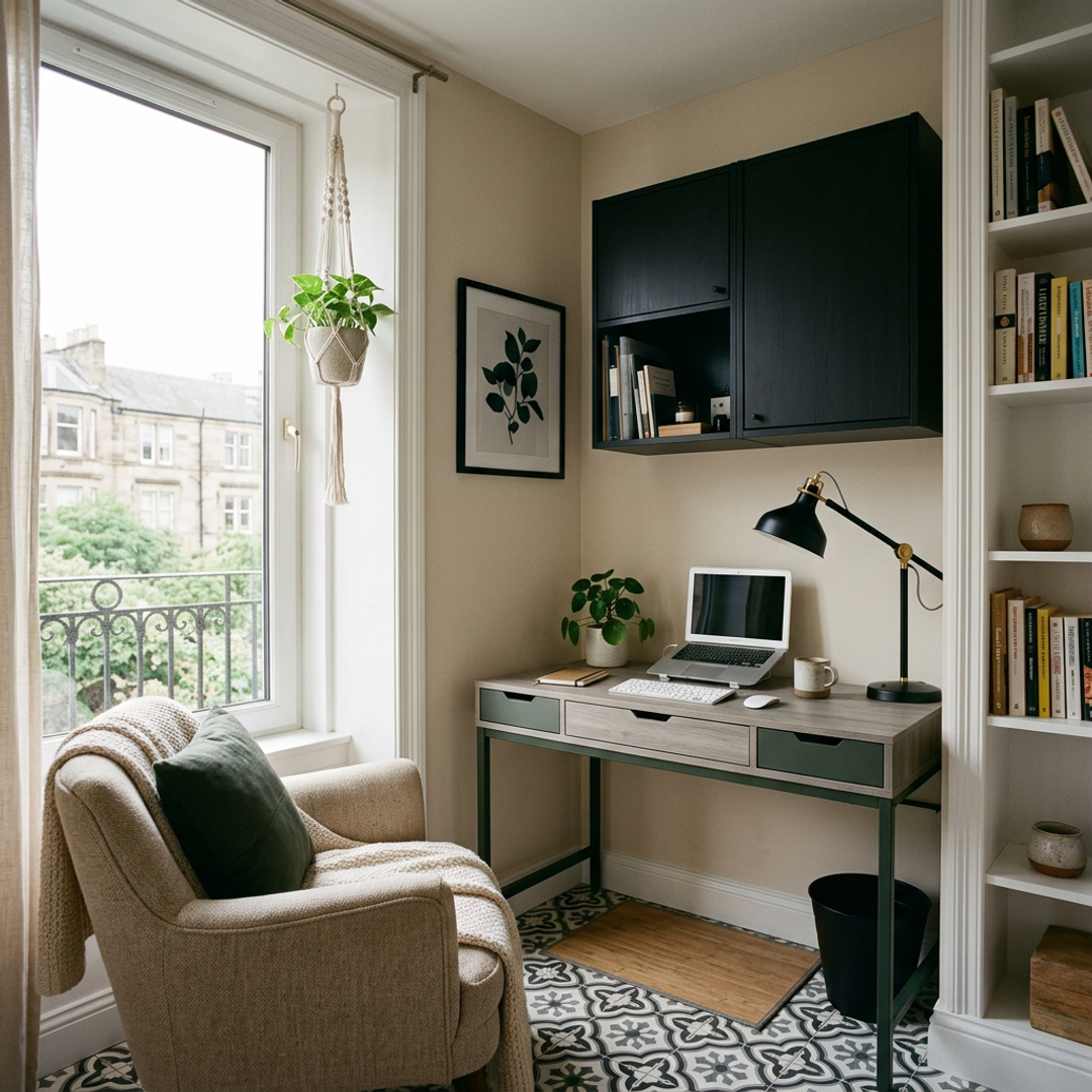 Modern Home Office Design with Storage and Study Desk Setup | Livspace