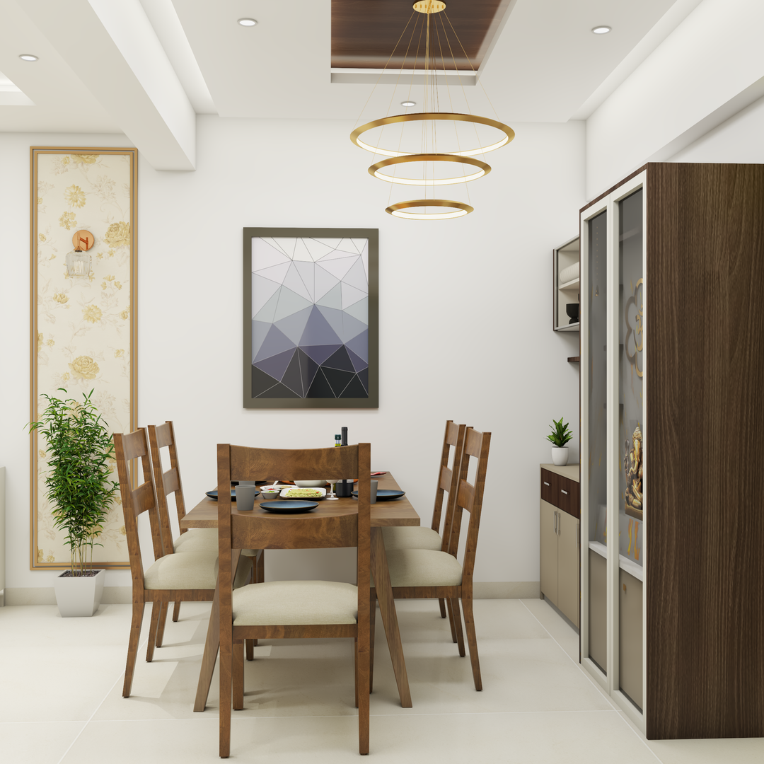 Compact & Comfortable Dining Room Design | Livspace