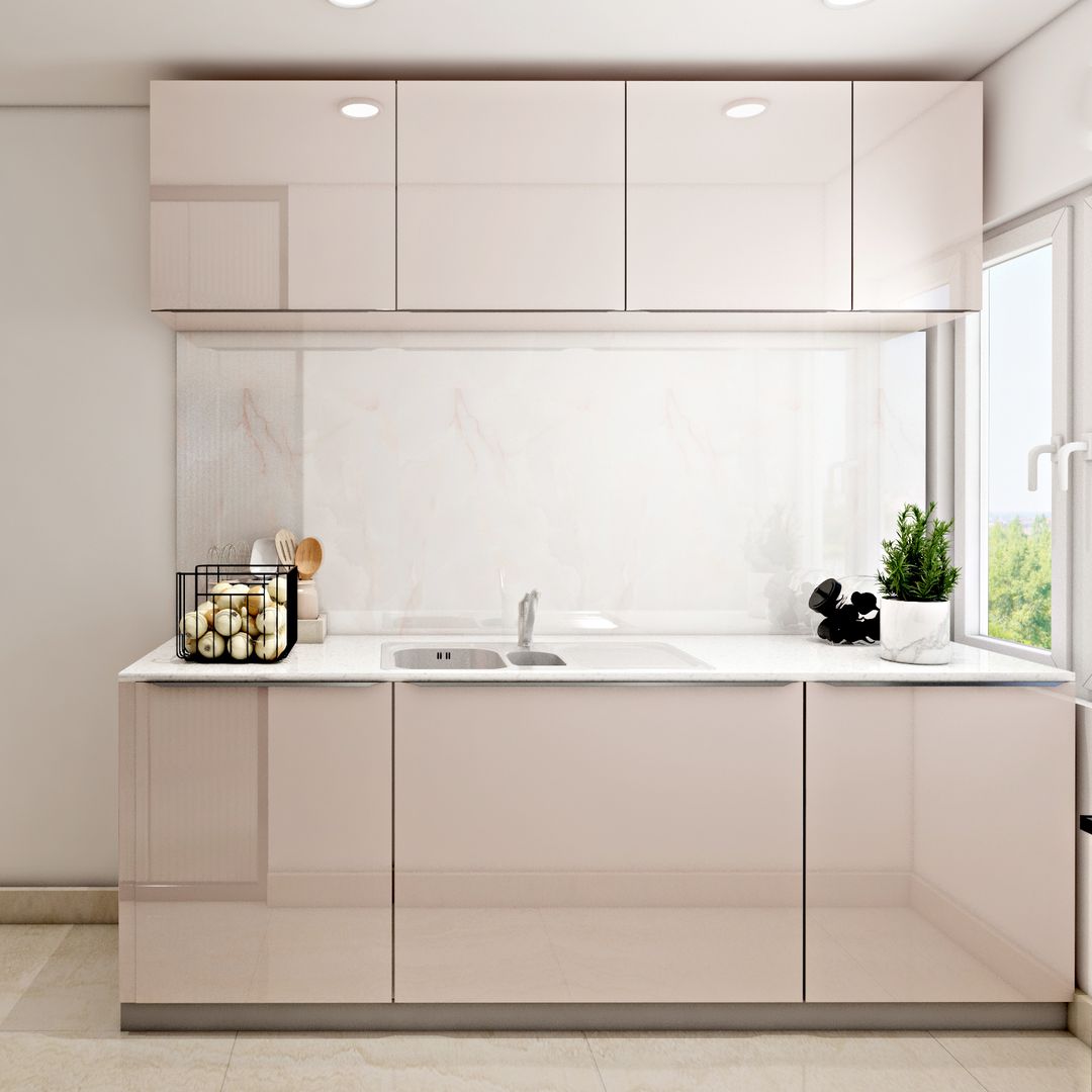Low Maintenance Convenient Modern Style Spacious Kitchen Cabinet Design ...