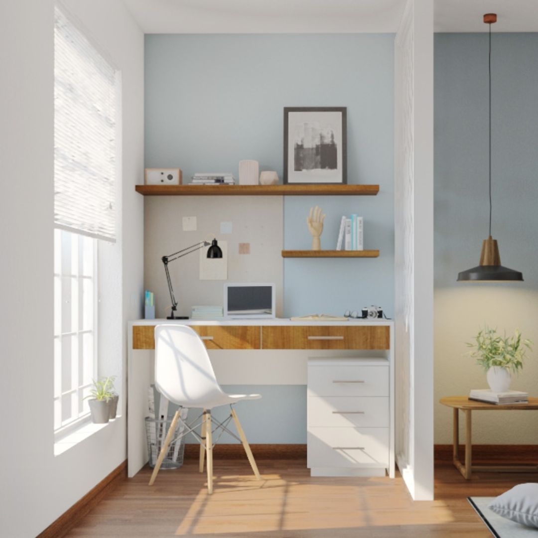 Attractive and Easy-to-Maintain Scandinavian Light Blue Wall Paint ...