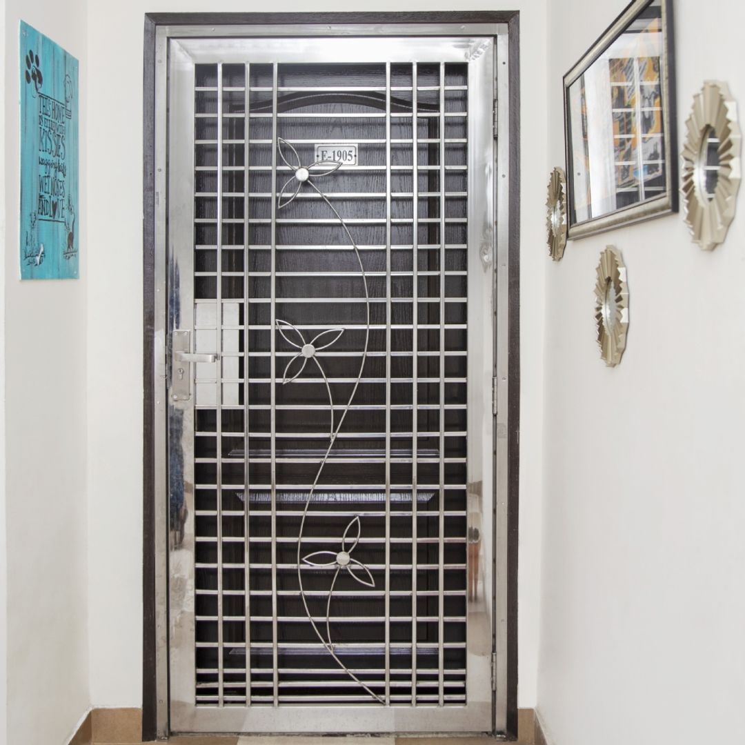 Elegant Modern Grill Door Design: Ideal Choice for Living Room and ...