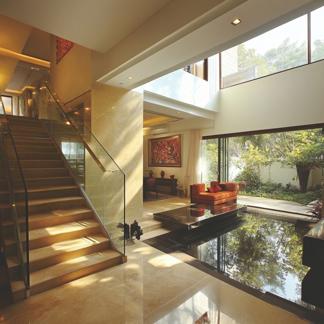 Straight Concrete Staircase Design: Perfect Solution for Contemporary ...