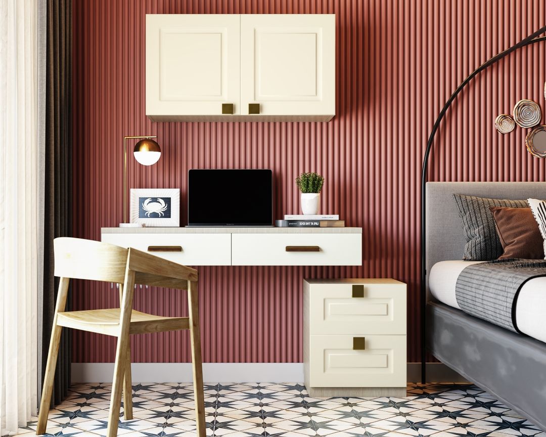 Contemporary Dark Peach Fluted Wall Panels Wall Design for ...