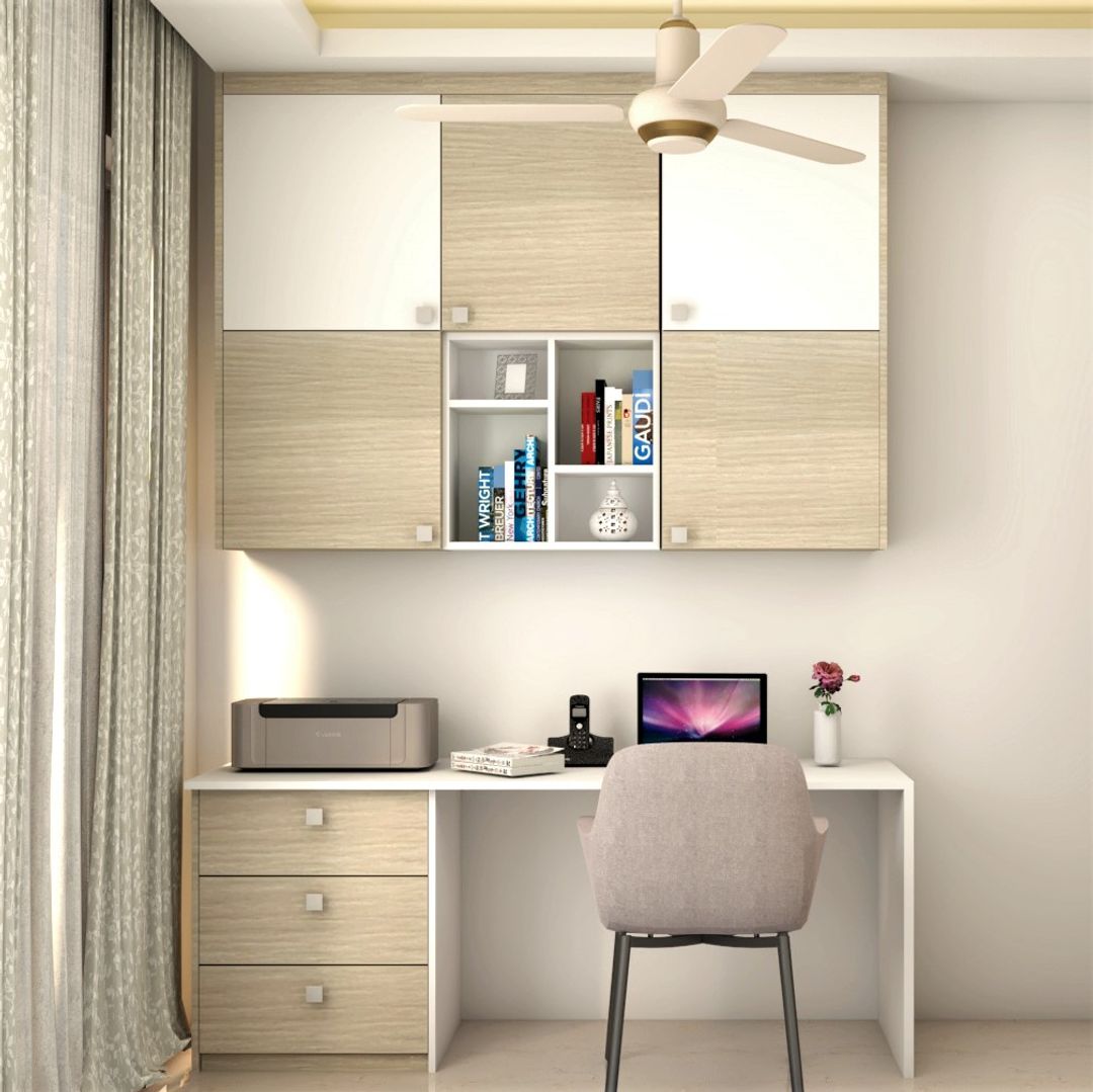 Compact Work Space With Modern Design | Livspace