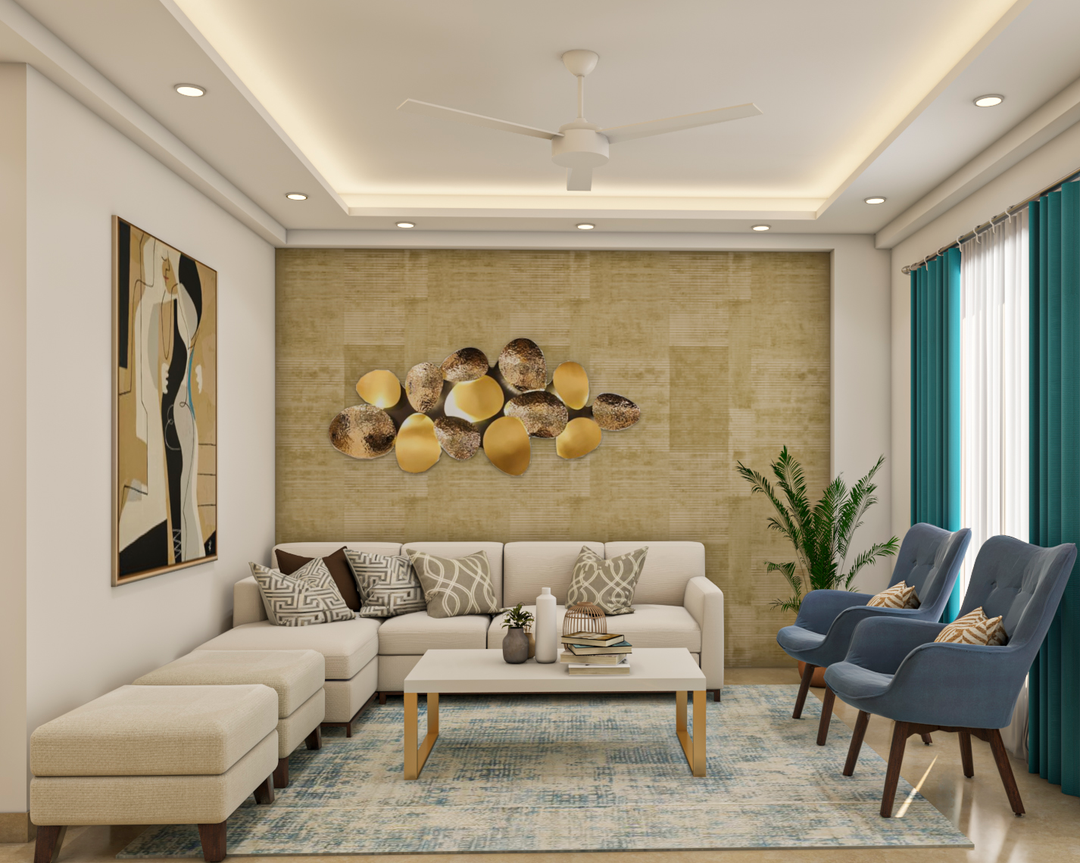 Modern Ceiling Design With Recessed Lights | Livspace