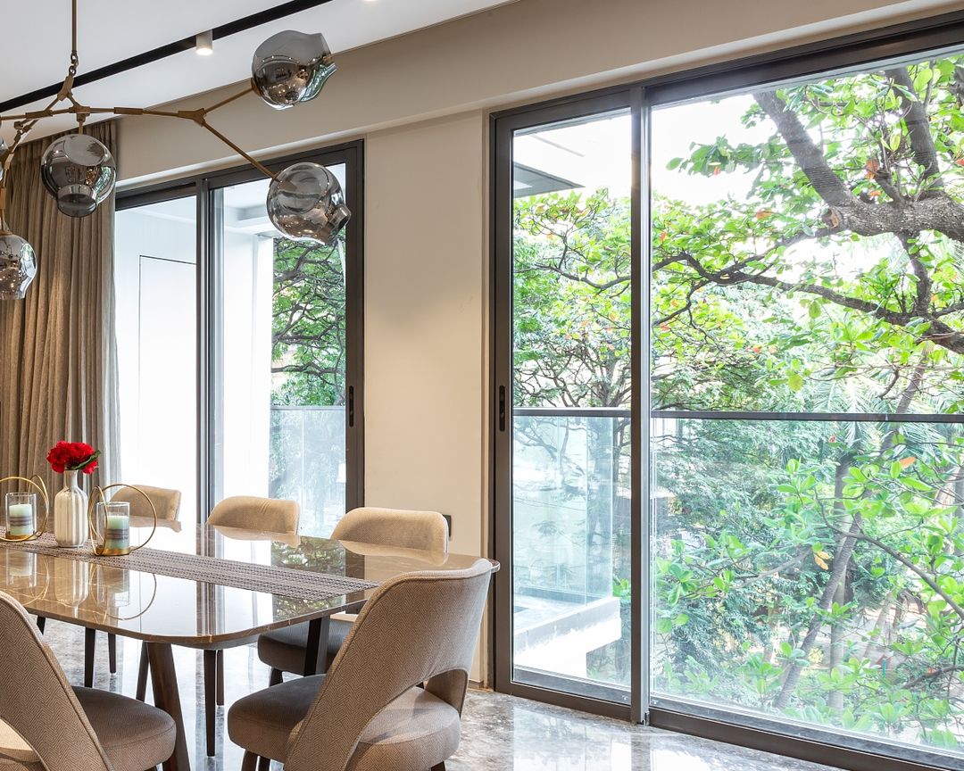 Modern Window Design With A Metallic Finish | Livspace