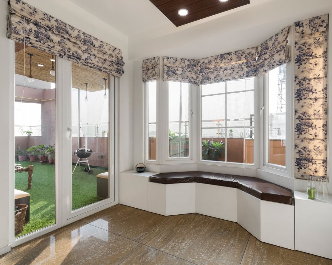 UPVC White Window Design With Weather-Resistance | Livspace