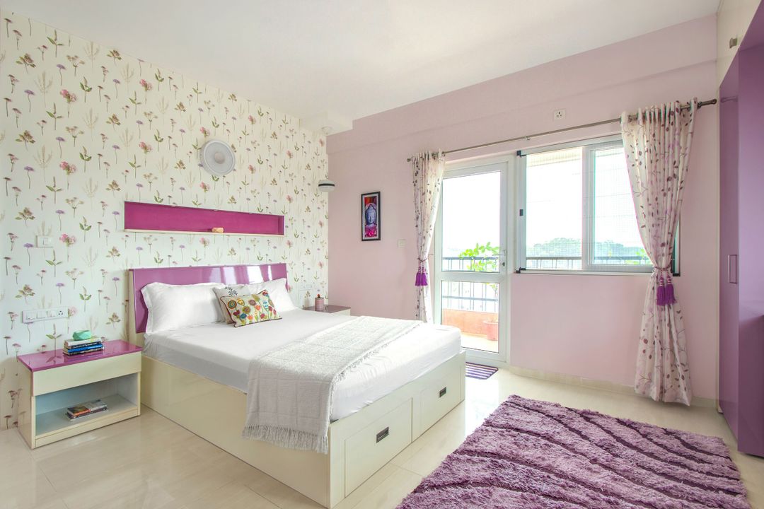 Bangalore 2-BHK Interior With Open Kitchen Layout | Livspace