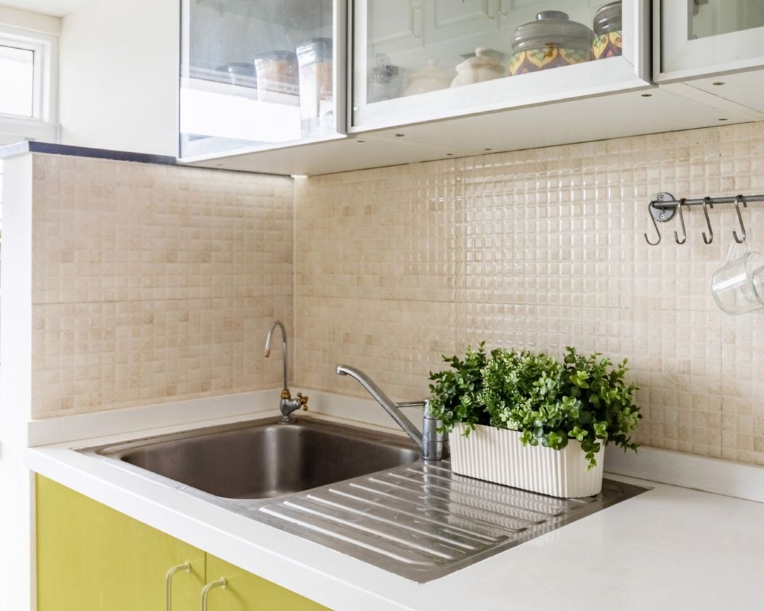 Modular Kitchen Sink With Top Mount Stainless Steel Single Basin | Livspace