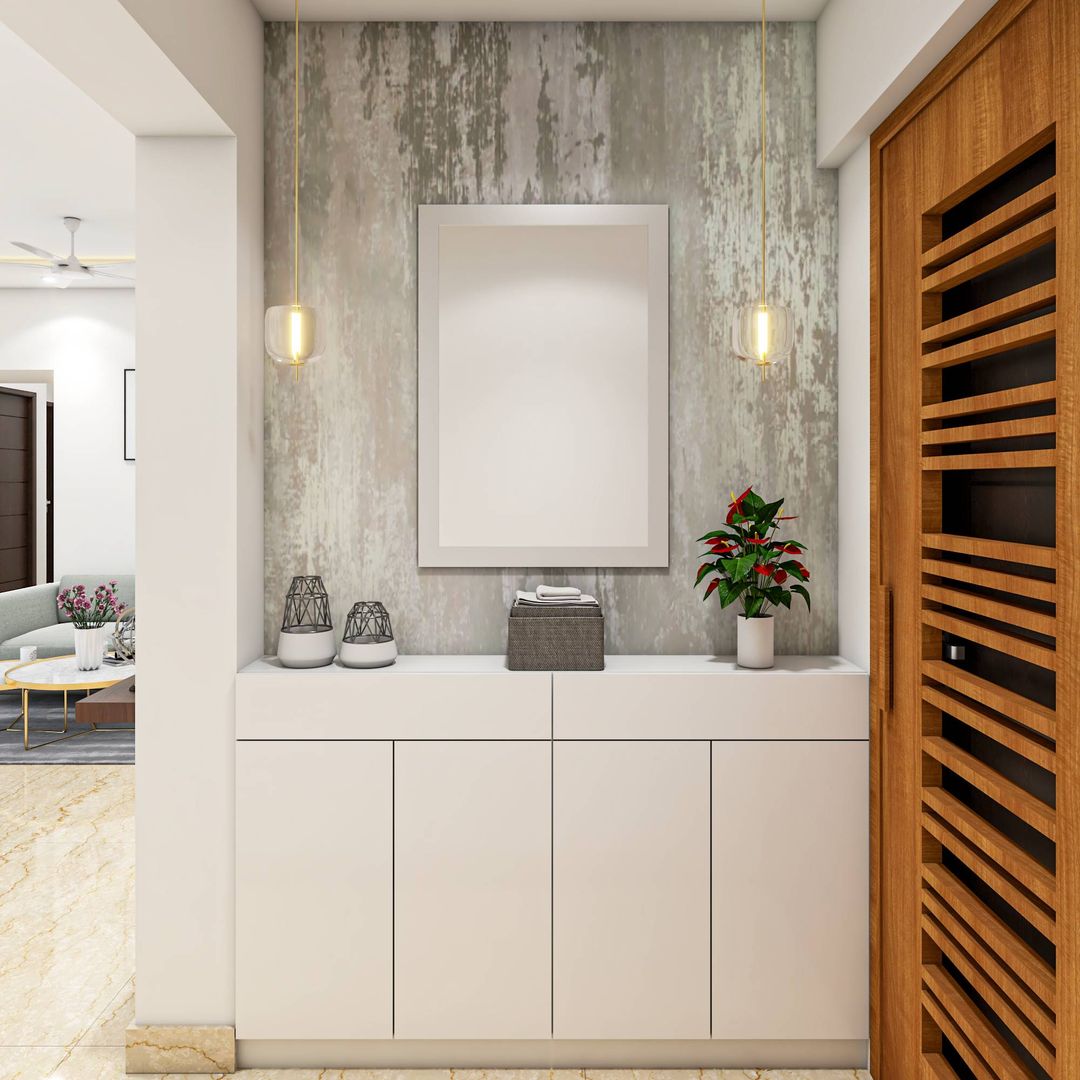 Elegant Modern Foyer Design for Spacious Interiors | Livspace