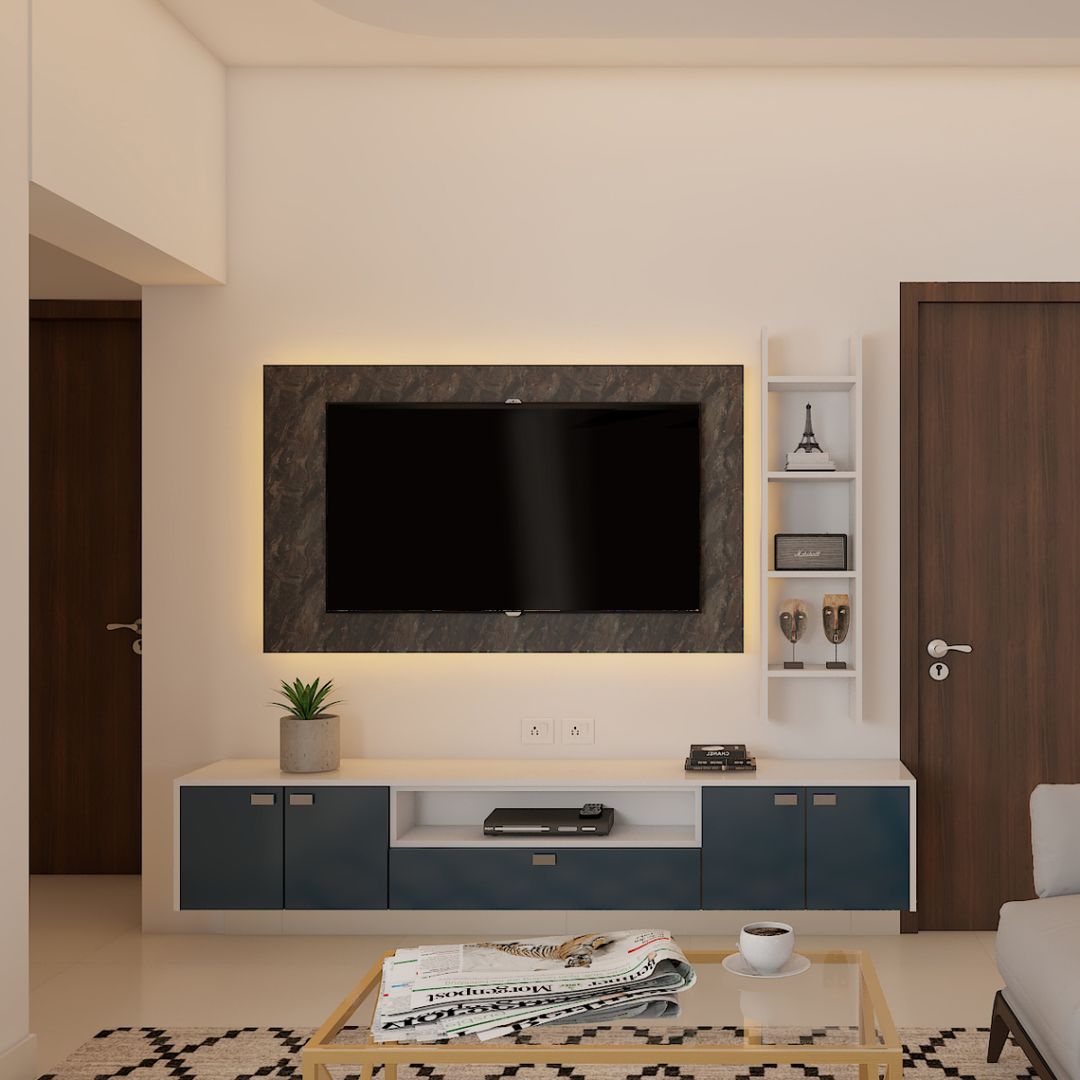 Compact 42-Inch TV Cabinet Design | Livspace