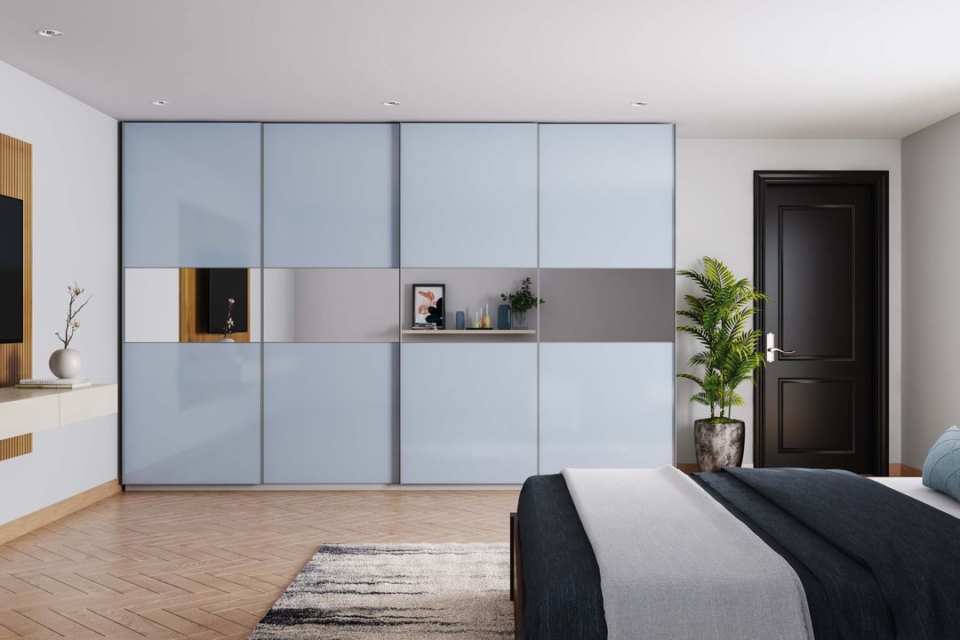 Rectangular Herringbone Flooring Design In Light Brown | Livspace