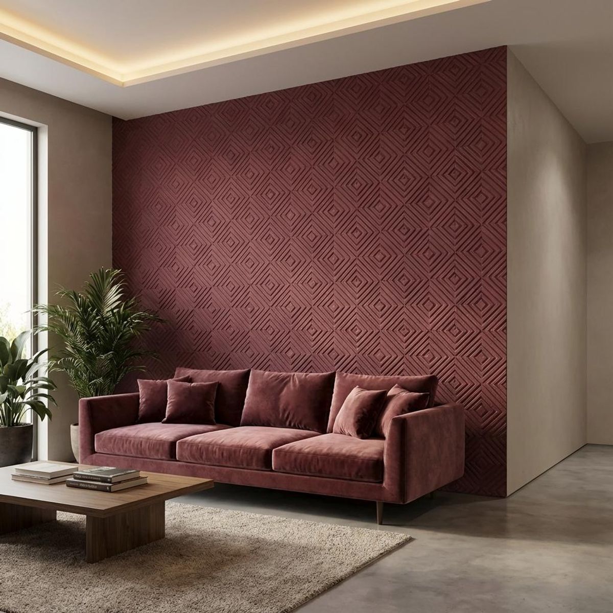 Terra Blend Brick red Clay Panels | 3.9 x 2 Ft, 3 mm | Clay Panels Wall ...