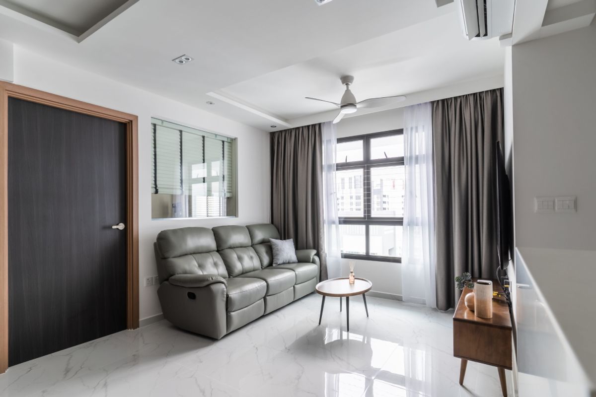 Gypsum Ceiling Design With Strip Lighting | Livspace